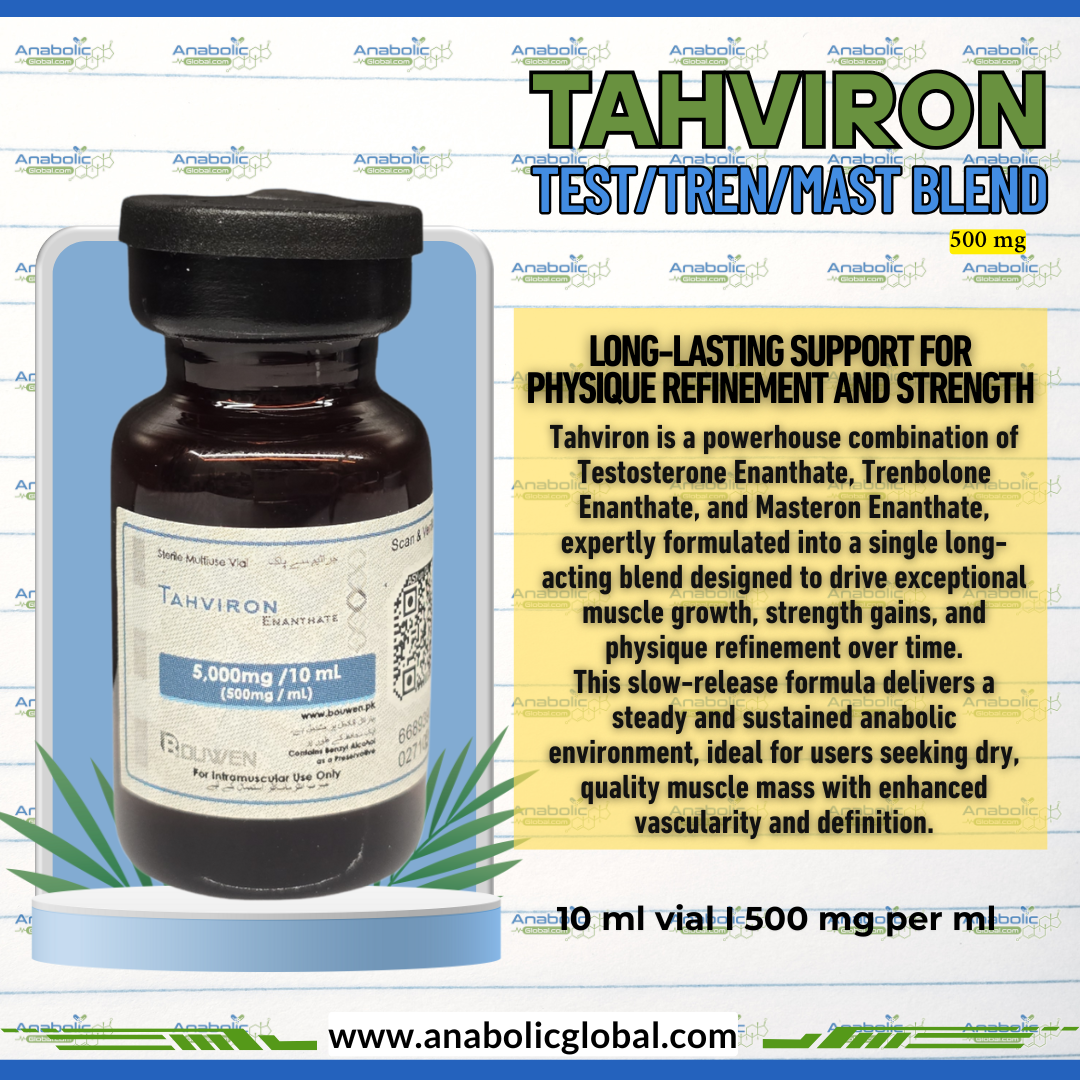 TAHVIRON – TEST/TREN/MAST BLEND 500MG - Anabolic Global